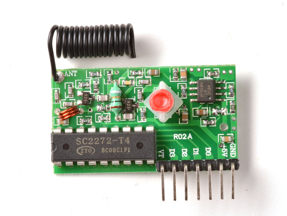 Simple RF T4 Receiver - 315MHz Toggle Type - Melopero Electronics