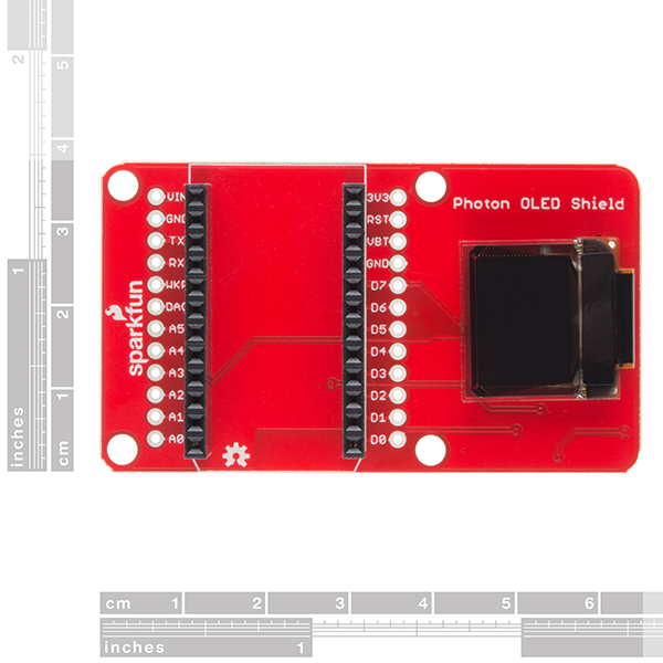 SparkFun Photon Micro OLED Shield - Melopero Electronics