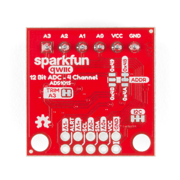SparkFun Qwiic 12 Bit ADC - 4 Channel (ADS1015) - Melopero Electronics