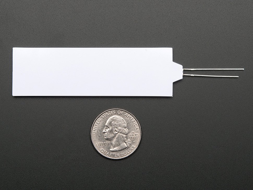 White LED Backlight Module - Medium 23mm x 75mm - Melopero Electronics