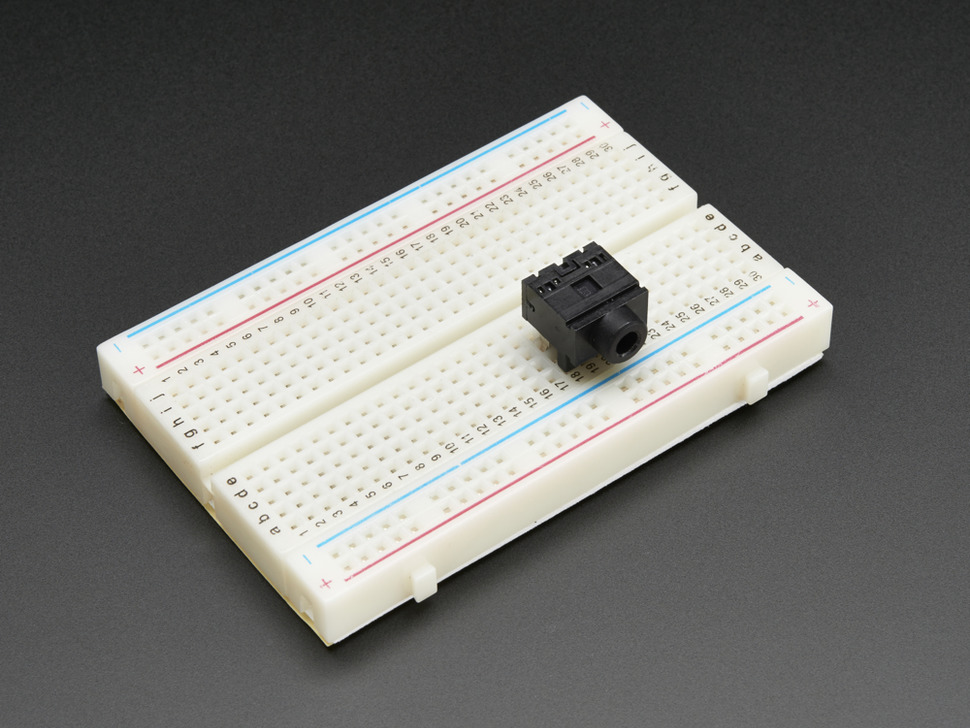 Breadboard-Friendly 3.5mm Stereo Headphone Jack - Melopero Electronics