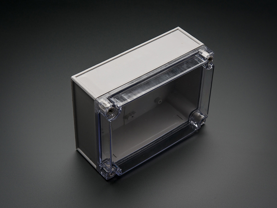 Large Plastic Project Enclosure - Weatherproof with Clear Top ...