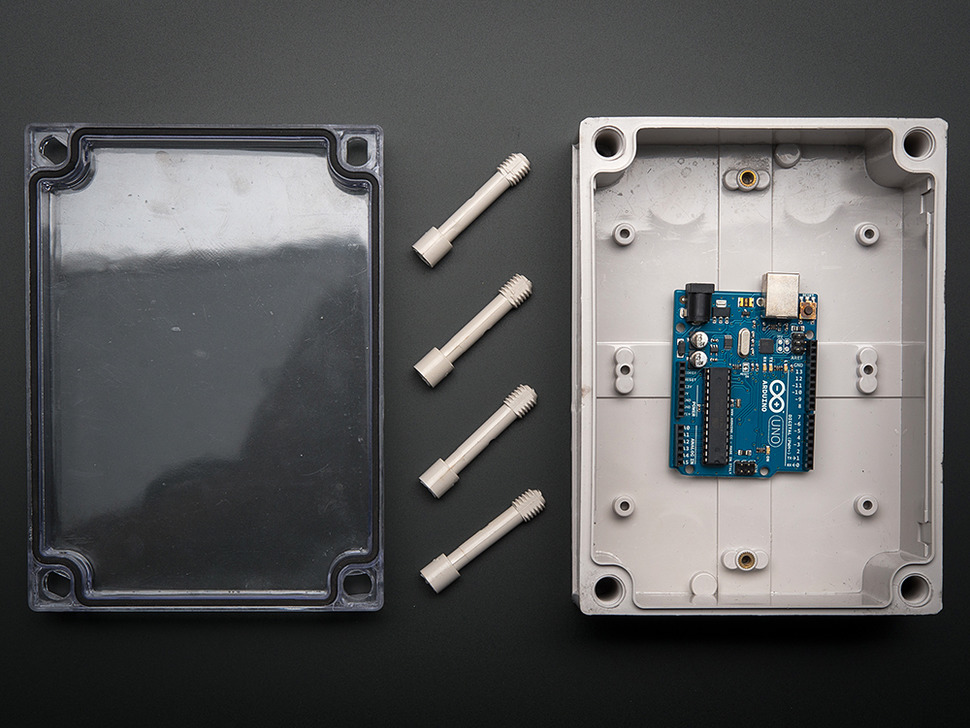 Small Plastic Project Enclosure - Weatherproof with Clear Top ...