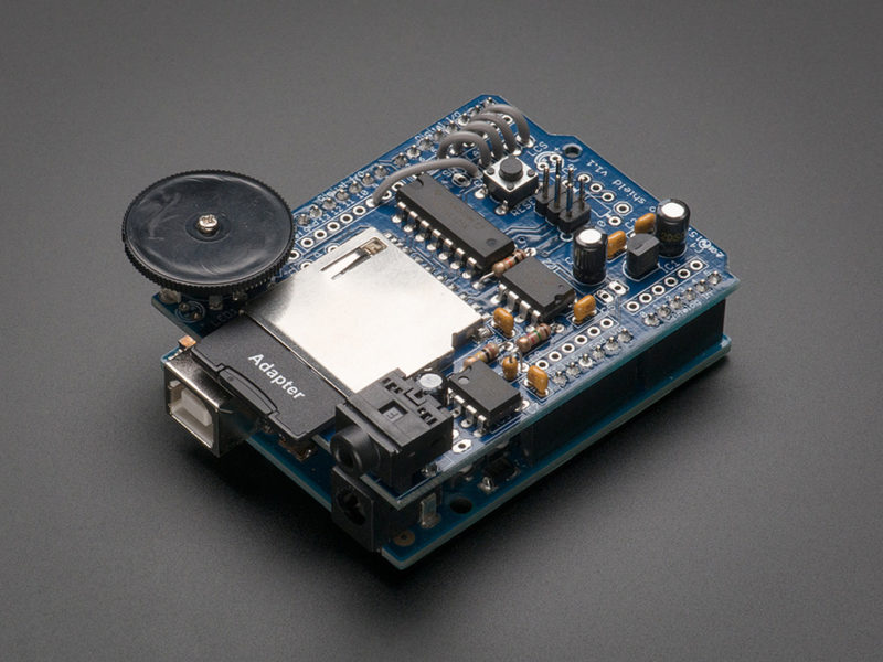 Adafruit Wave Shield Para Arduino Kit V1 1 Melopero Electrónica
