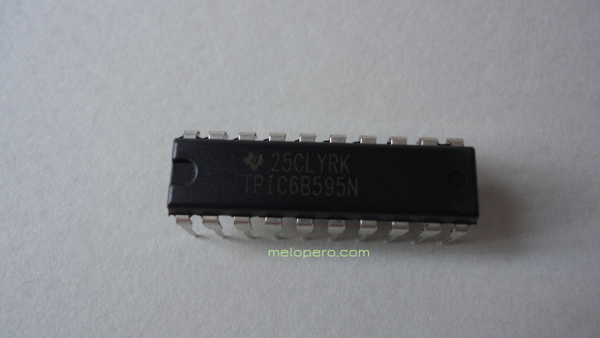 TPIC6B595 High Power Shift Register - TPIC6B595 - Melopero Electronics