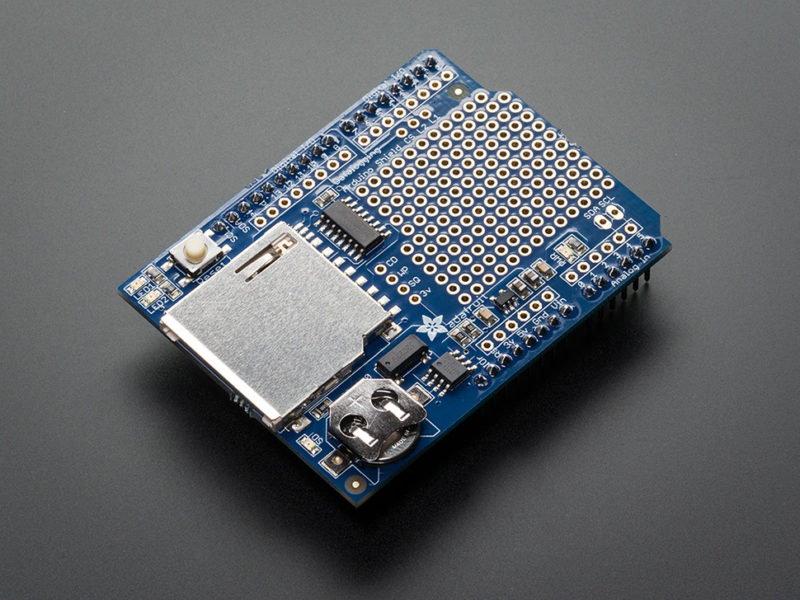 Adafruit Assembled Data Logging shield for Arduino - Melopero Electronics
