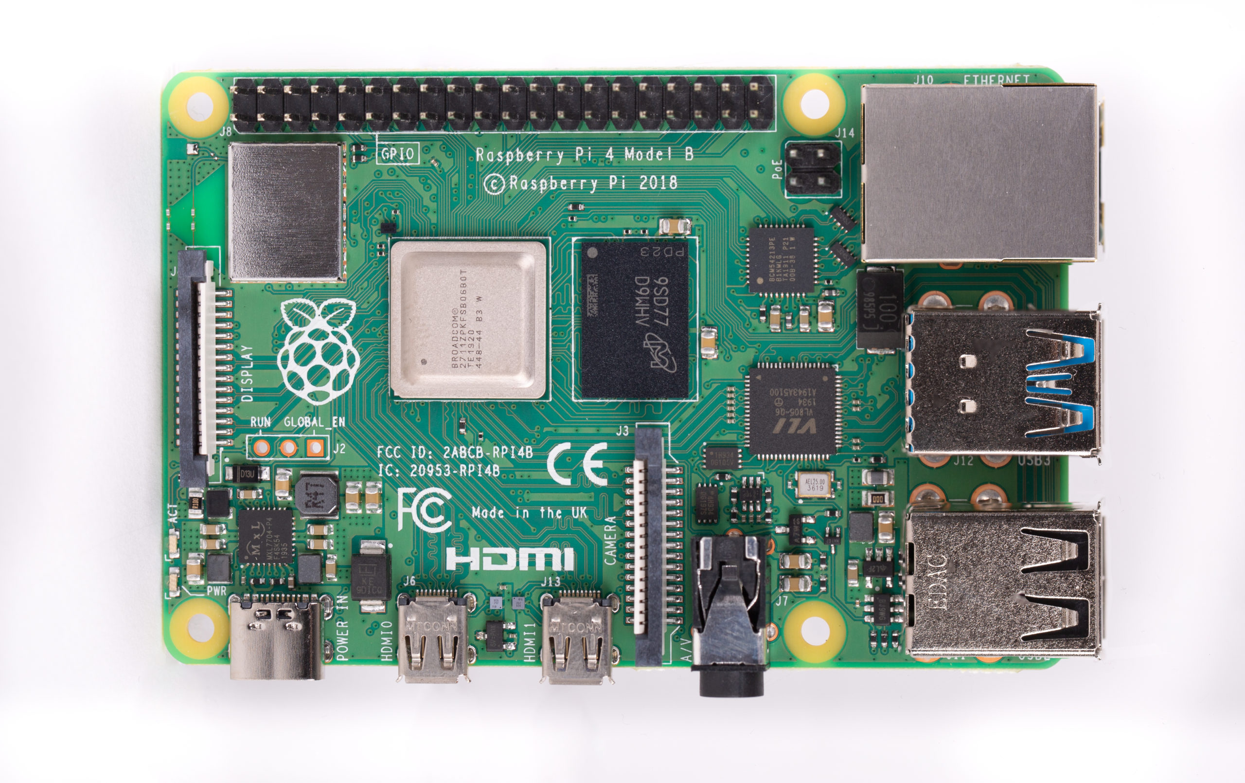 Raspberry Pi 4 Computer Model B 2GB RAM - Melopero Electronics