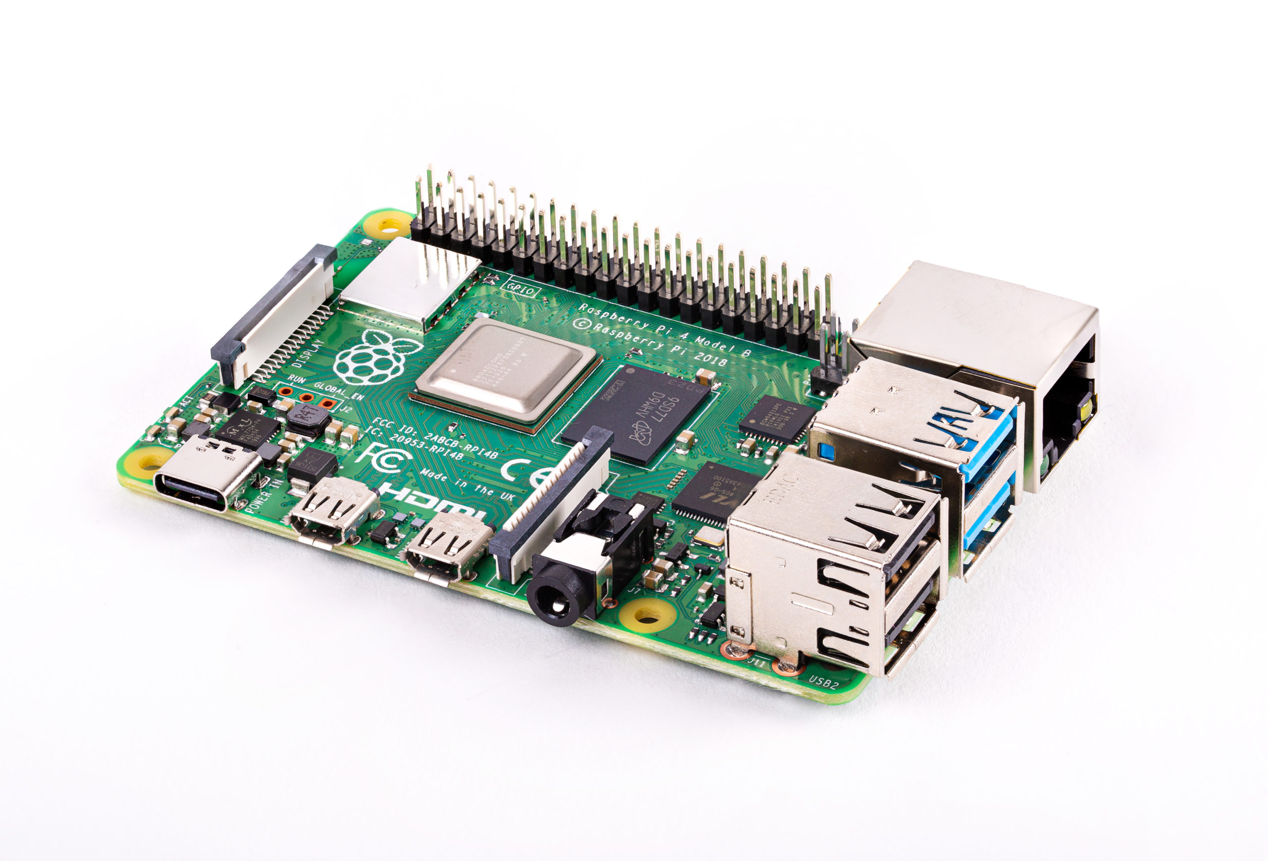 Raspberry Pi 4 Computer 4GB RAM Official Full Kit with Official FAN ...