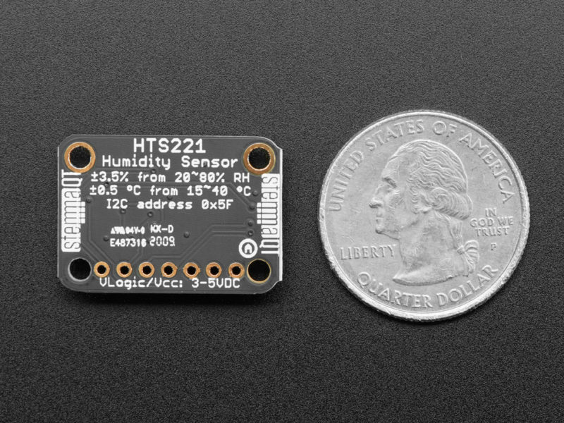 Adafruit HTS221 - Temperature Humidity Sensor Breakout Board - STEMMA ...