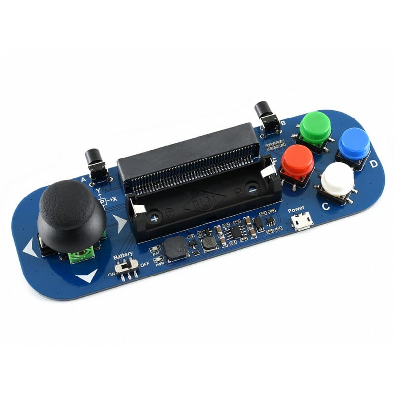 Gamepad module for micro:bit, Joystick and Buttons - Melopero Electronics