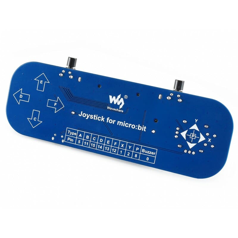 Gamepad module for micro:bit, Joystick and Buttons - Melopero Electronics