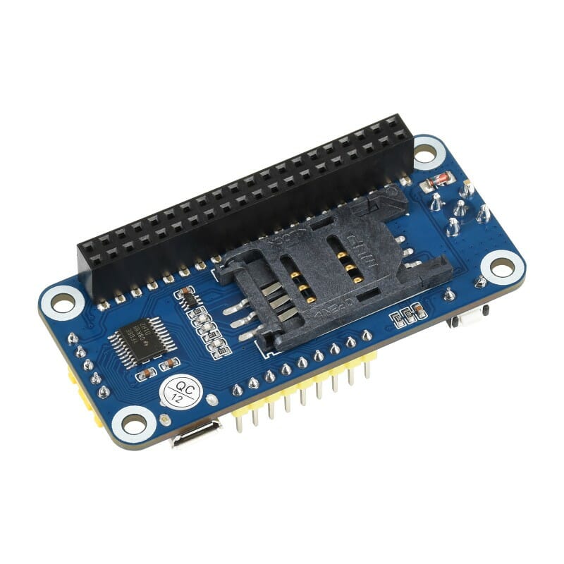 SIM800C GSM / GPRS / Bluetooth HAT for Raspberry Pi, 2G Communication ...