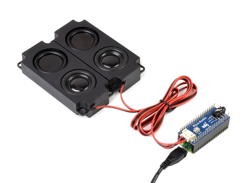 Audio Expansion Module For Raspberry Pi Pico Concurrently Headphone Speaker Output Melopero