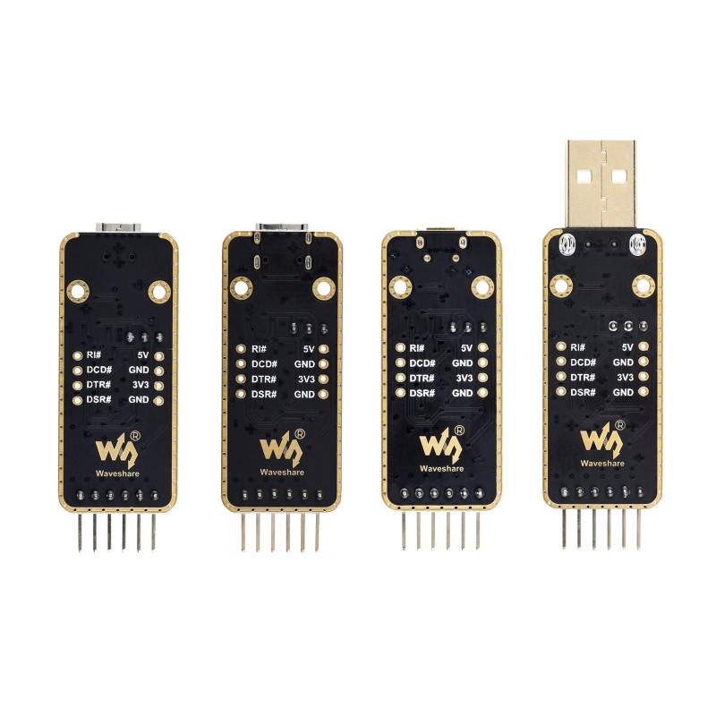 USB To UART Module, Micro / Mini / Type-A / Type-C Connectors, High ...
