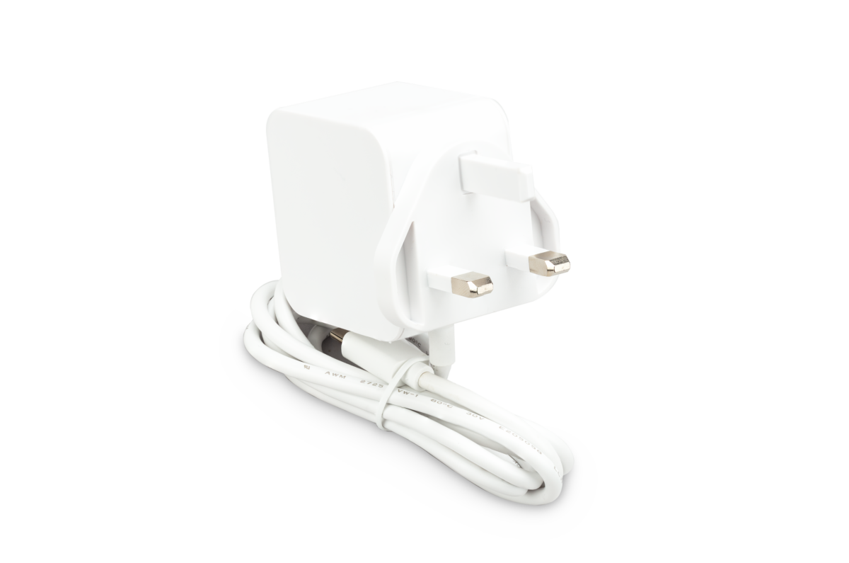 Raspberry Pi 5 Power Supply White UK (UNITED KINDOM) - Melopero Electronics